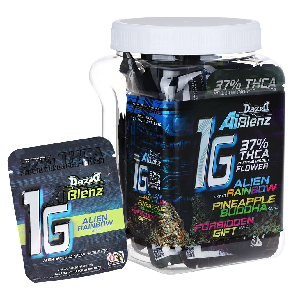 Dazed Ai Blenz THCA Flower - 1g / Assorted Strains - 30CT JAR ...